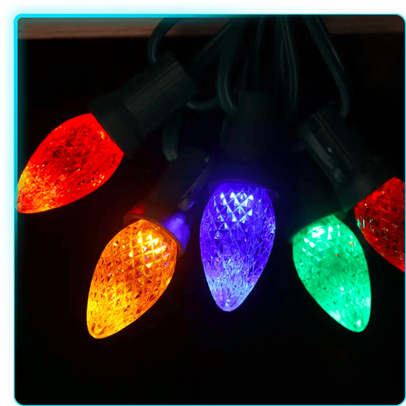 RGB Outdoor Lighting, Minleon Bulbs, String Lights, Patio Lights, Neon ...